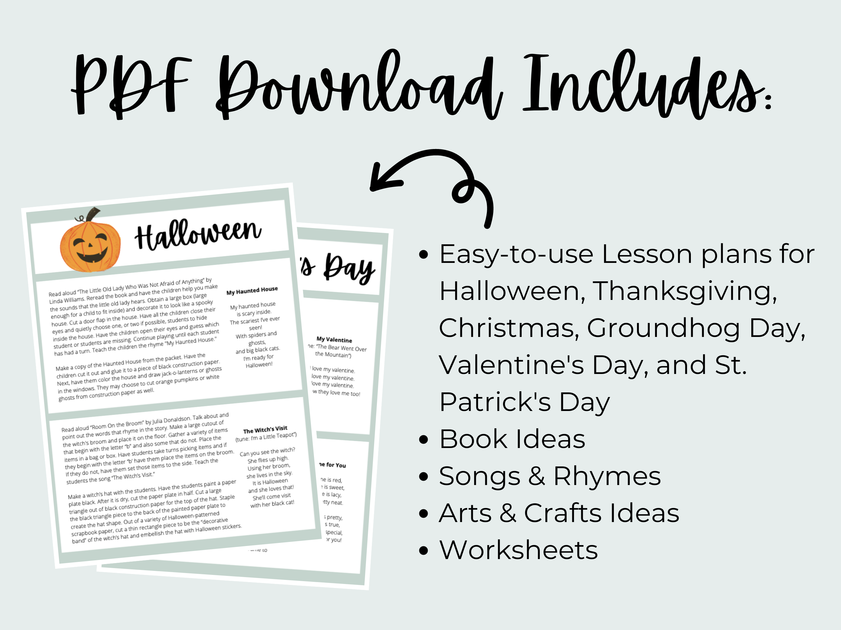 Holiday Theme Bundle Preschool Curriculum Printable | Homeschool Lesson ...