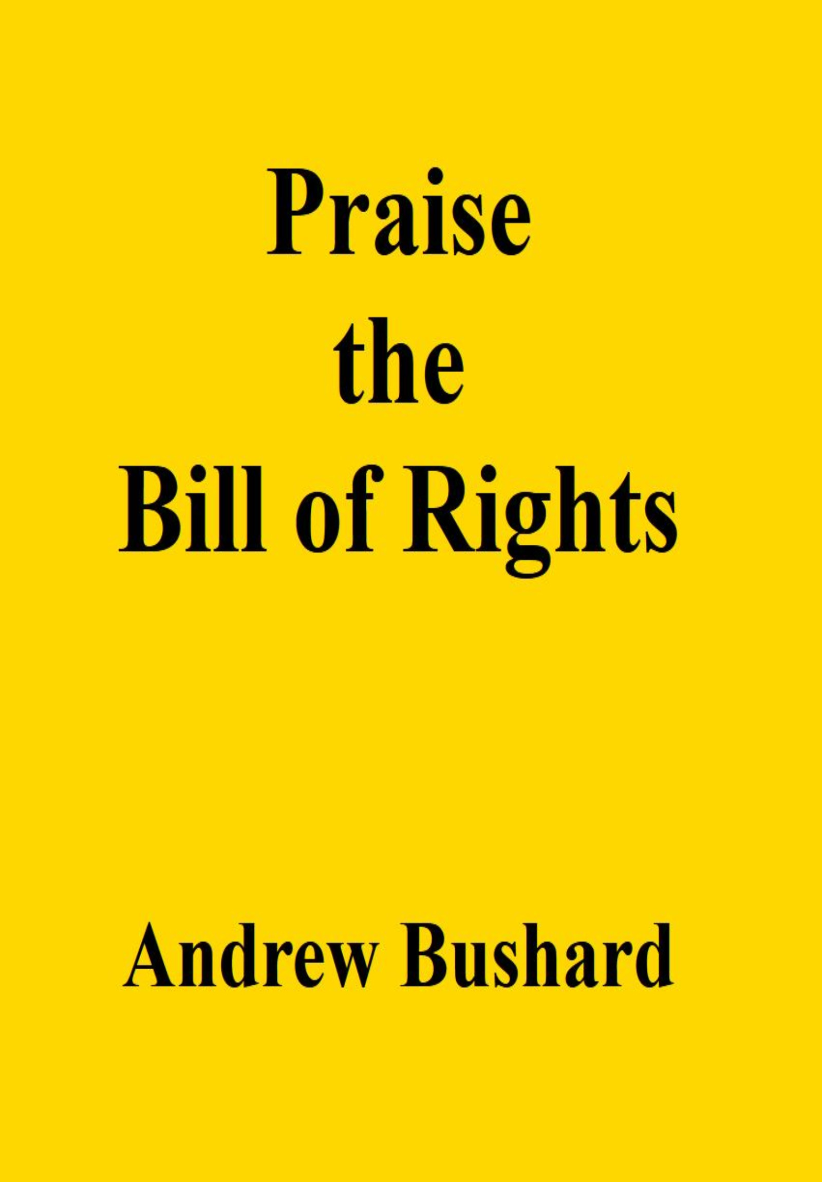 Praise The Bill Of Rights Classful