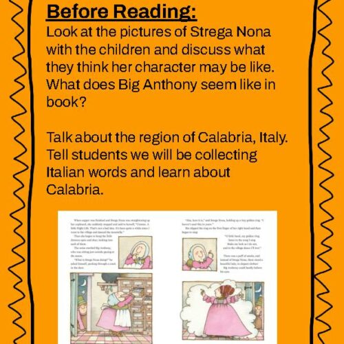 STREGA NONA STORIES INTERDISCIPLINARY UNIT OF STUDY - Classful