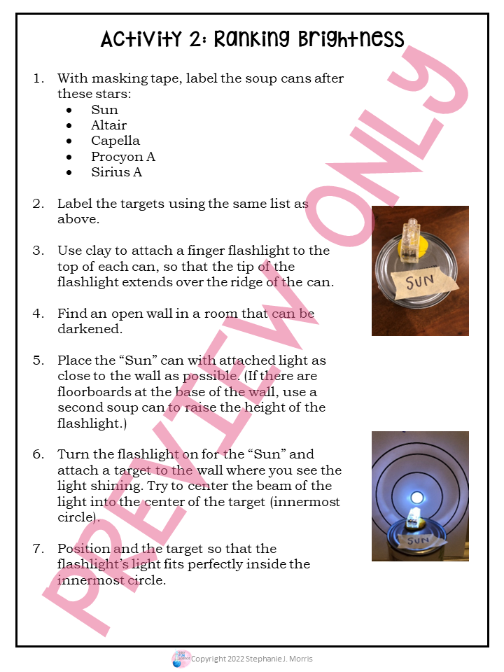 Apparent Magnitude | Digital | Editable - Classful
