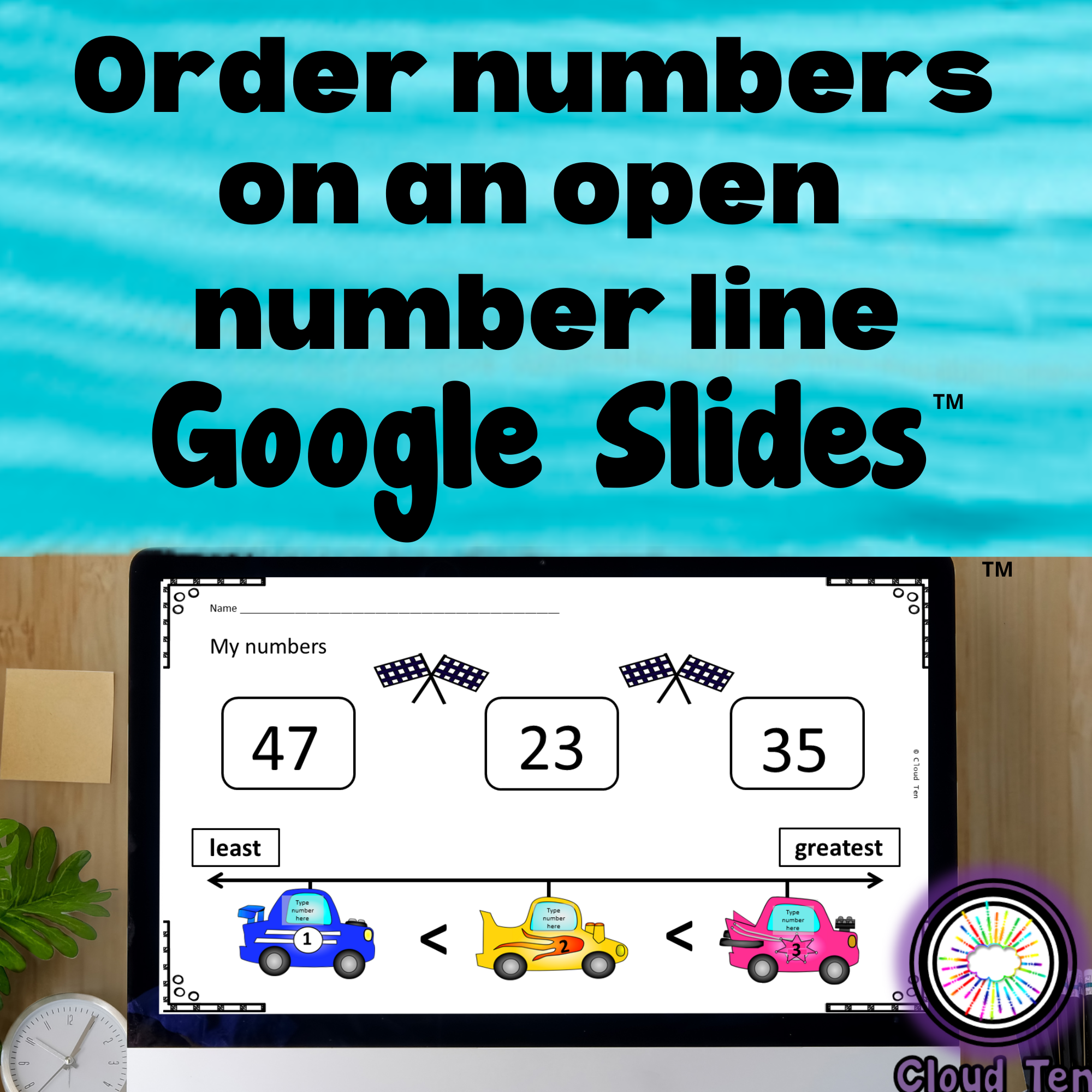 Order Numbers On An Open Line In Google Slides Classful