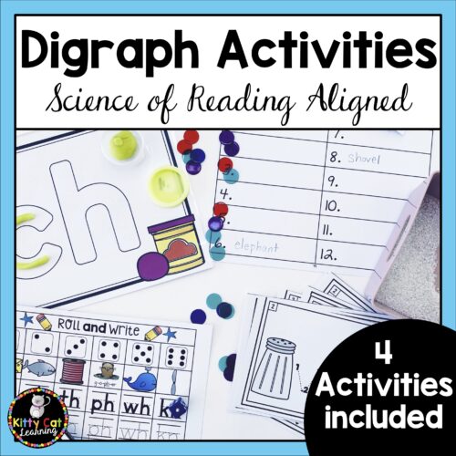 Consonant Digraph Activities - 1st Grade Phonics Activities for ...
