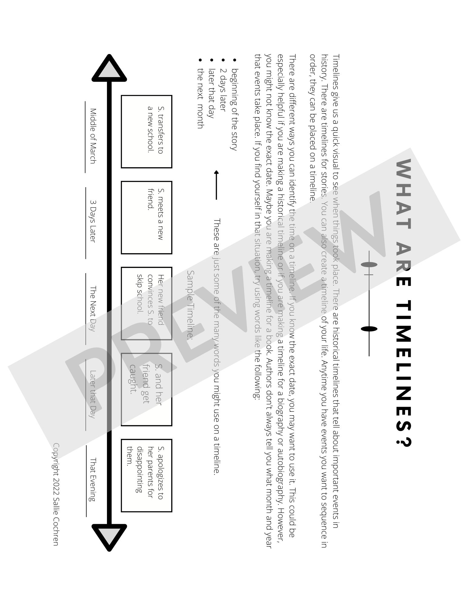 It's Time for a Timeline! (Middle School Resource) - Classful