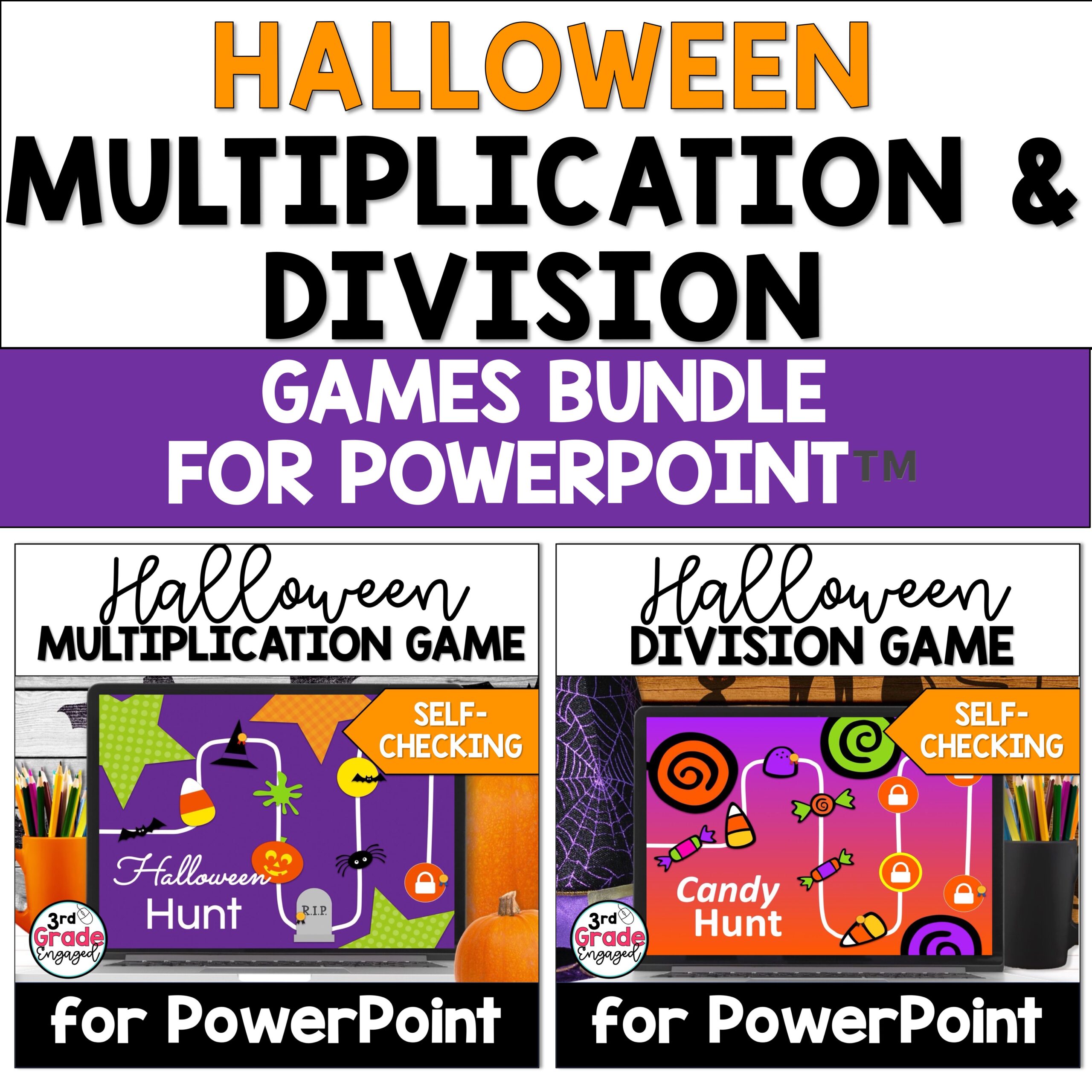 Halloween Multiplication Division Digital Math Games Bundle For halloween-multiplication-division-digital-math-games-bundle-for