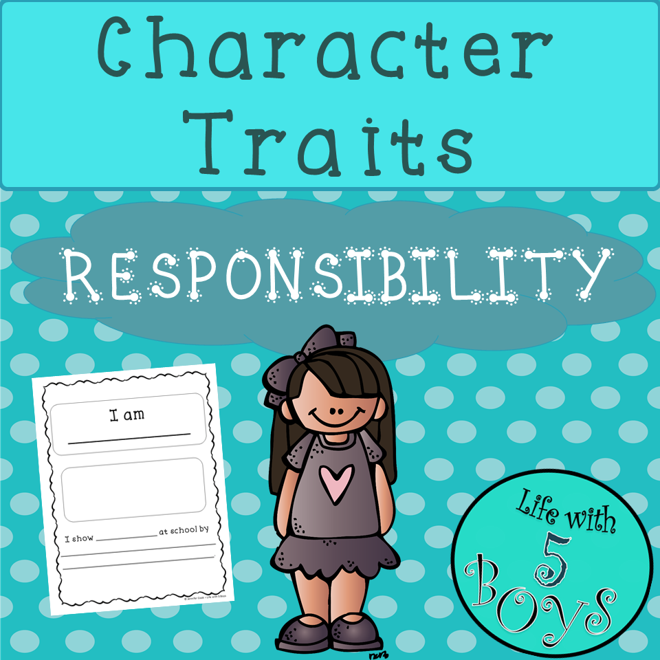 Character Trait Activity for Responsibility - Classful