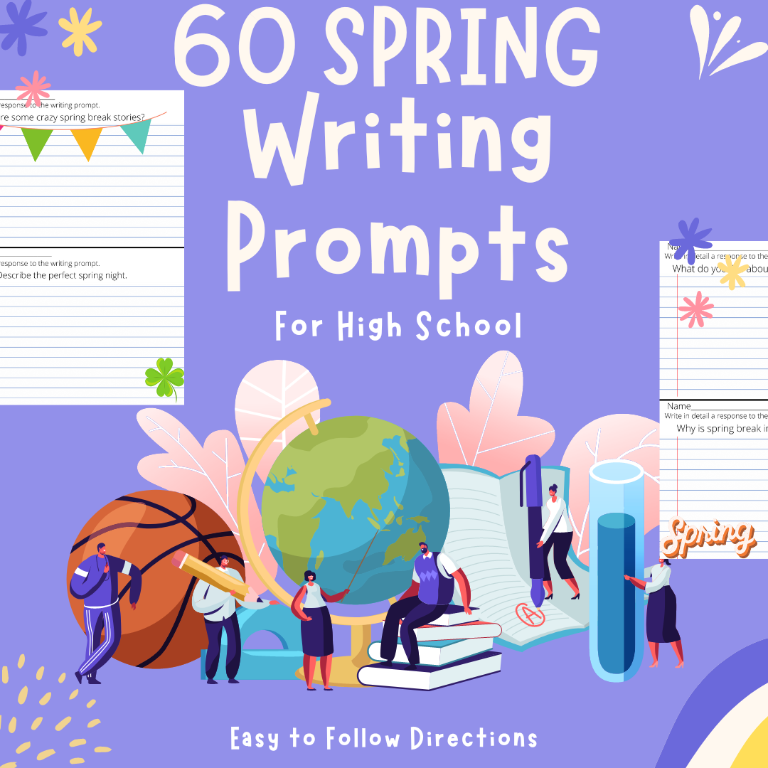 60 Fall Themed High School Writing Prompts printable pages - Classful