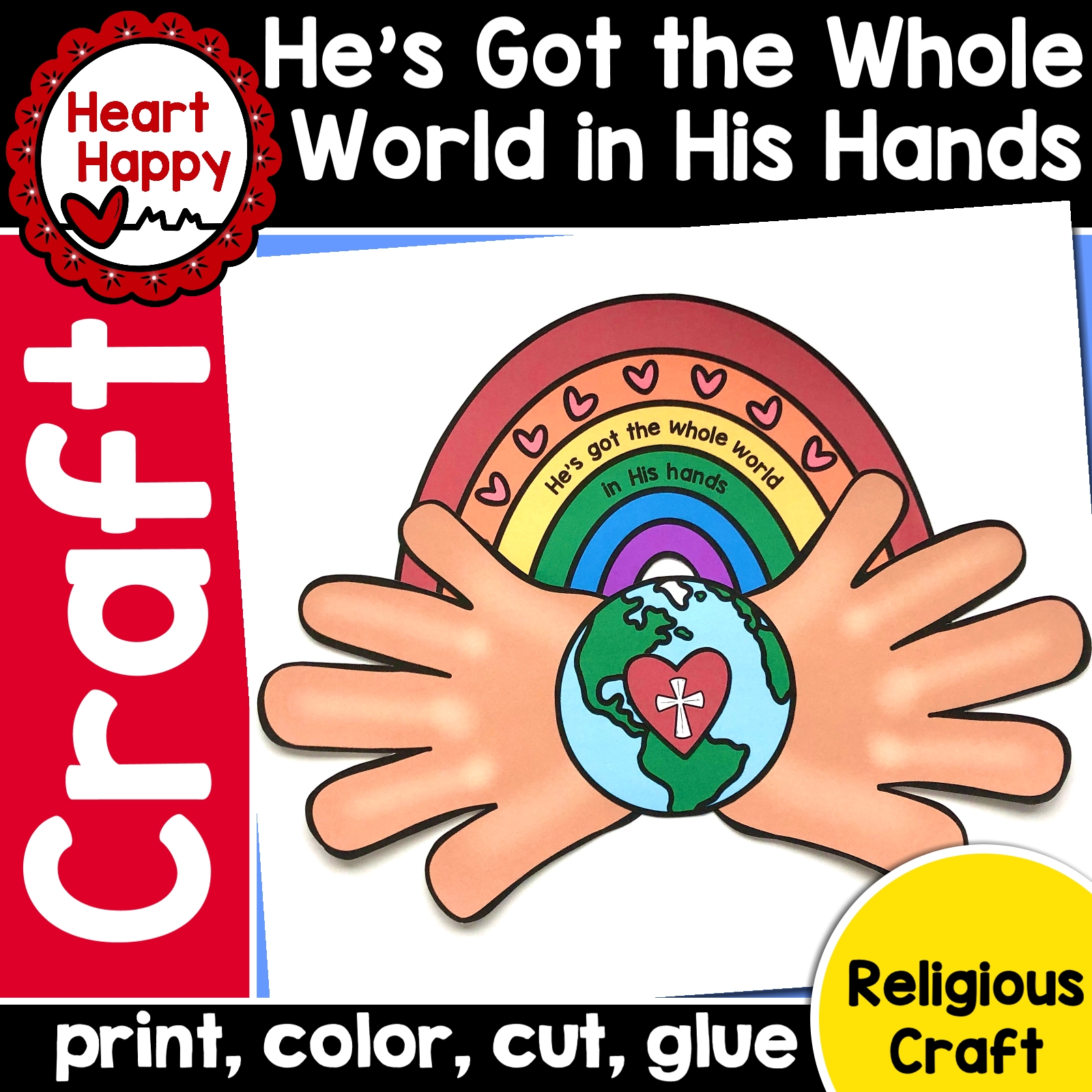 He's Got the Whole World in His Hands | Religious Craft | Sunday School ...
