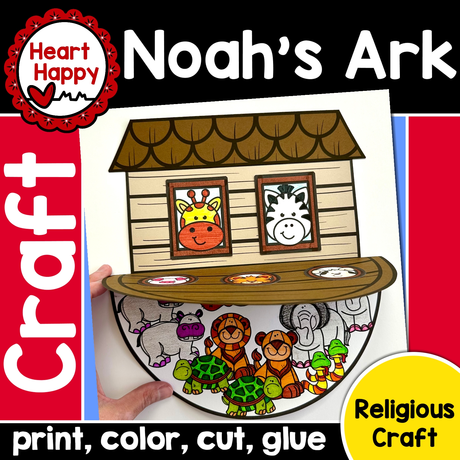 Noah's Ark Religious Craft | Sunday School | Bible Lessons - Classful