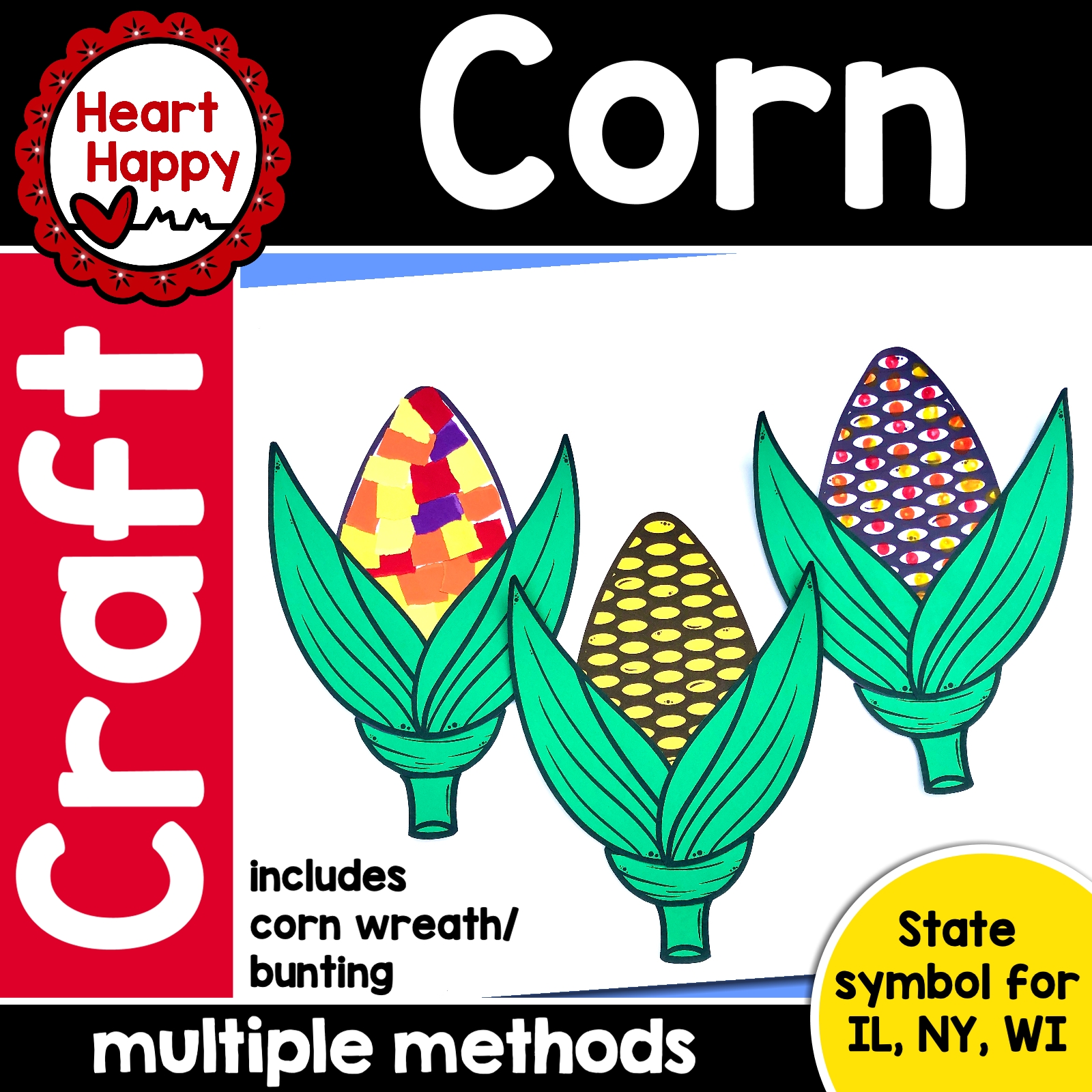 Fall Corn Craft and Bulletin Board Decor - Classful