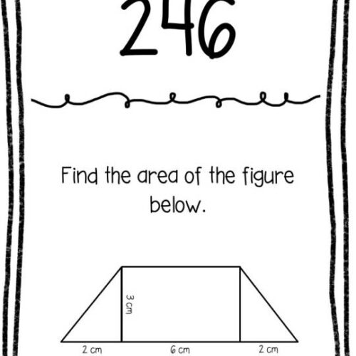Area of Composite Figures Scavenger Hunt TEKS 7.9C - Classful
