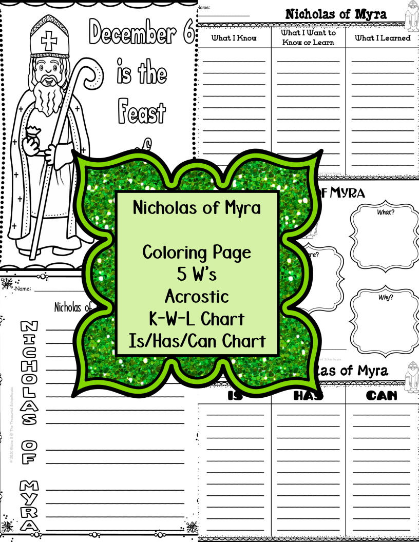 St. Nicholas Day Activity Pack - Classful