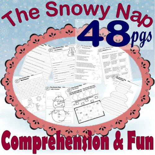 The Snowy Nap Jan Brett Winter Book Study Companion Reading ...