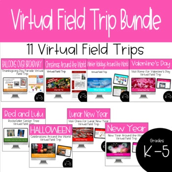 Distance Learning Virtual Field Trip Bundle (Google Slides) - Classful
