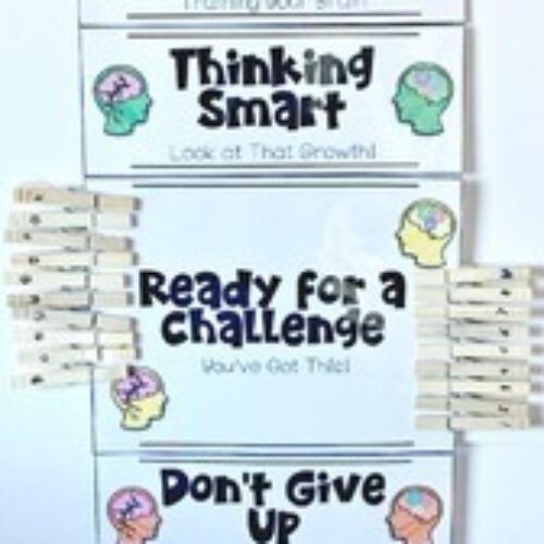 Growth Mindset Behavior Clip Chart Board {EDITABLE too!} - Classful