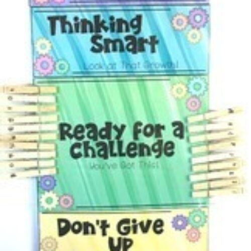 Growth Mindset Behavior Clip Chart Board {EDITABLE too!} - Classful