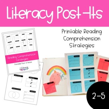 Reading Strategy Printable Post-It Notes - Classful