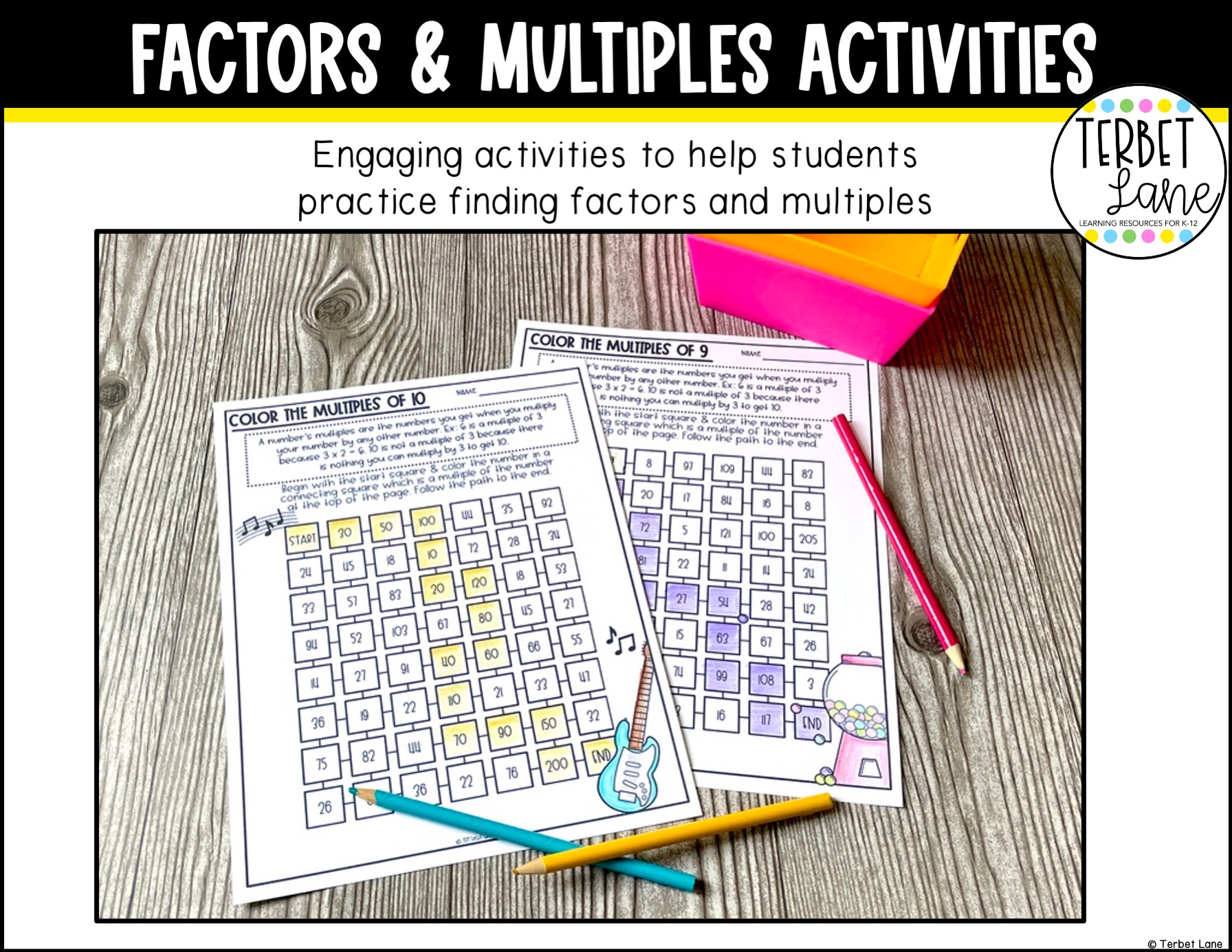 Factors and Multiples Activities - Classful