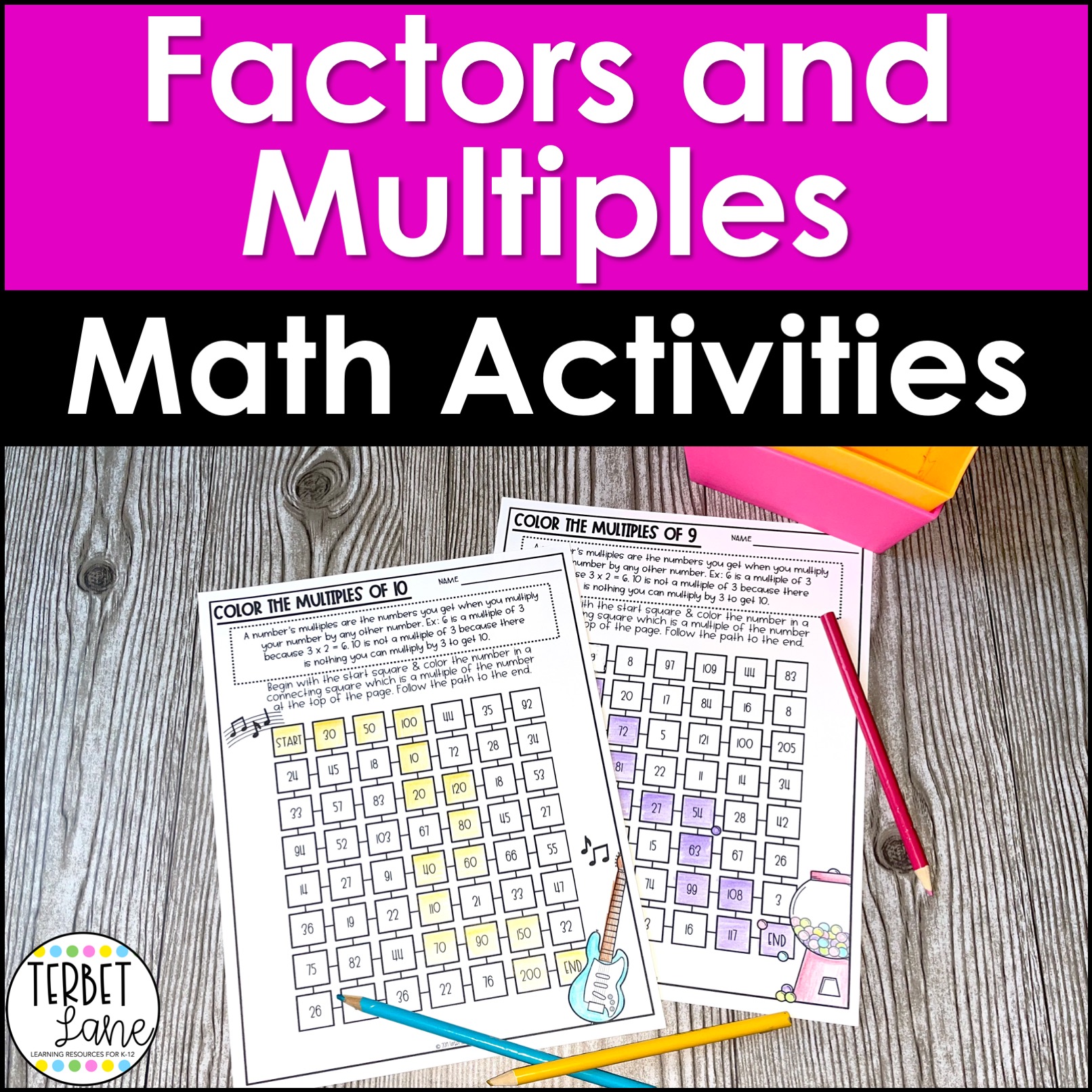 Factors and Multiples Activities - Classful