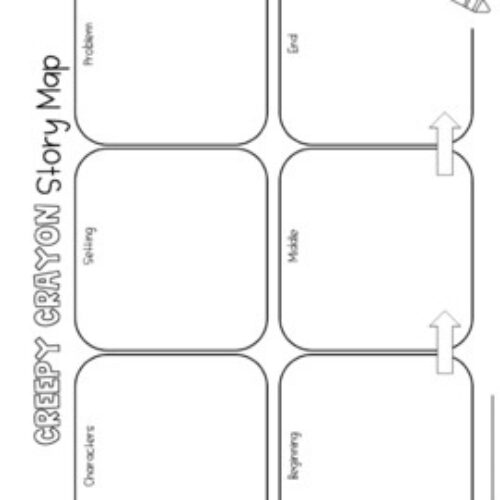 Creepy Crayon! Book Companion and Craft For Elementary Students - Classful