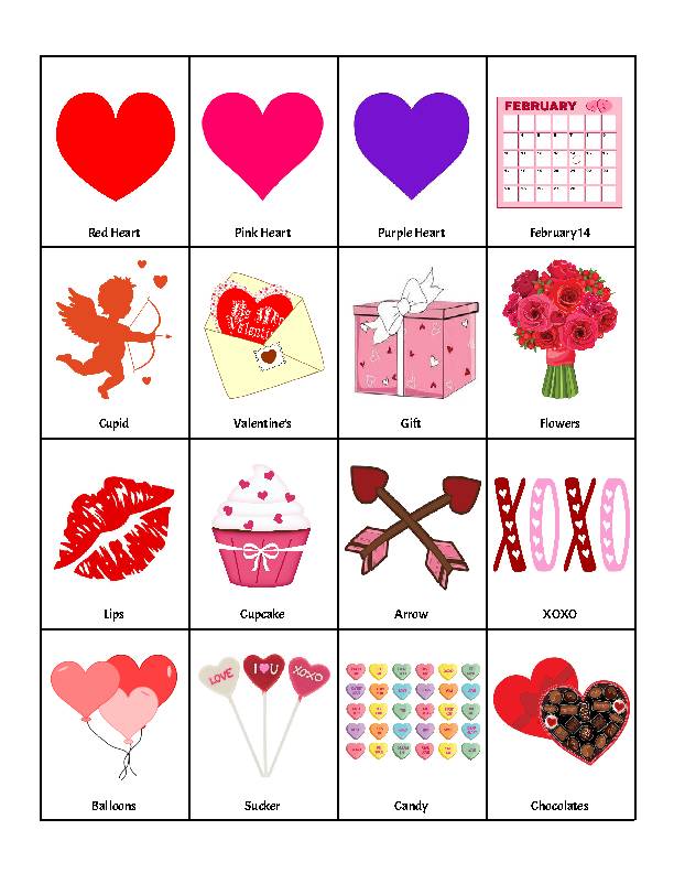 Valentine's Day Bingo - Classful