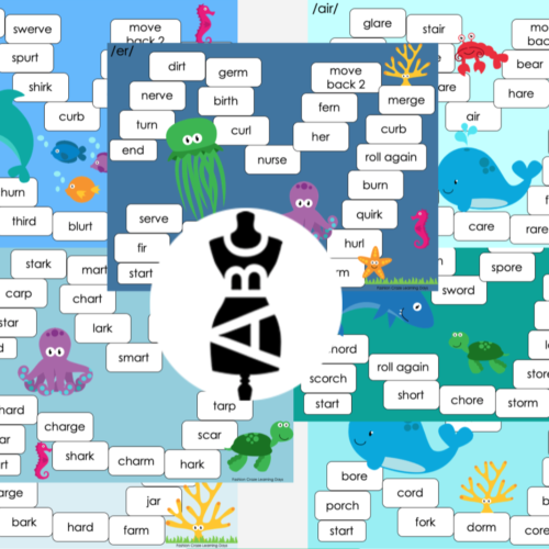 R Controlled Vowel Games with ar, er, or and air - Classful