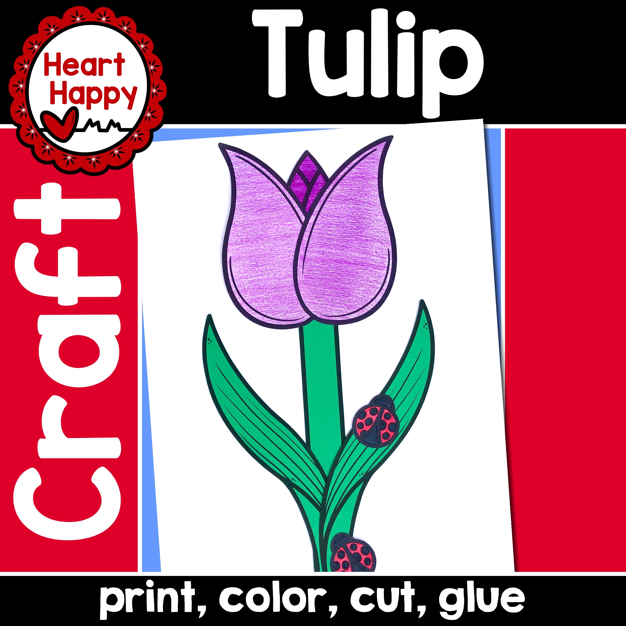 Tulip Craft | Spring Flower Craft - Classful