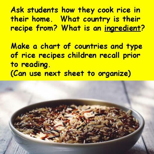 EVERYBODY COOKS RICE READING & ACTIVITY GUIDE - Classful