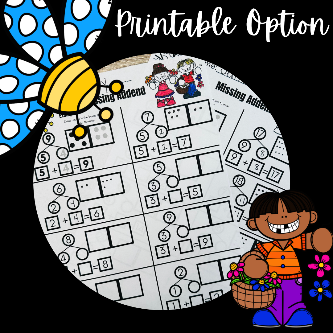 Missing Addend | Addition to 10| Addition to 20| Number Bonds | Google ...