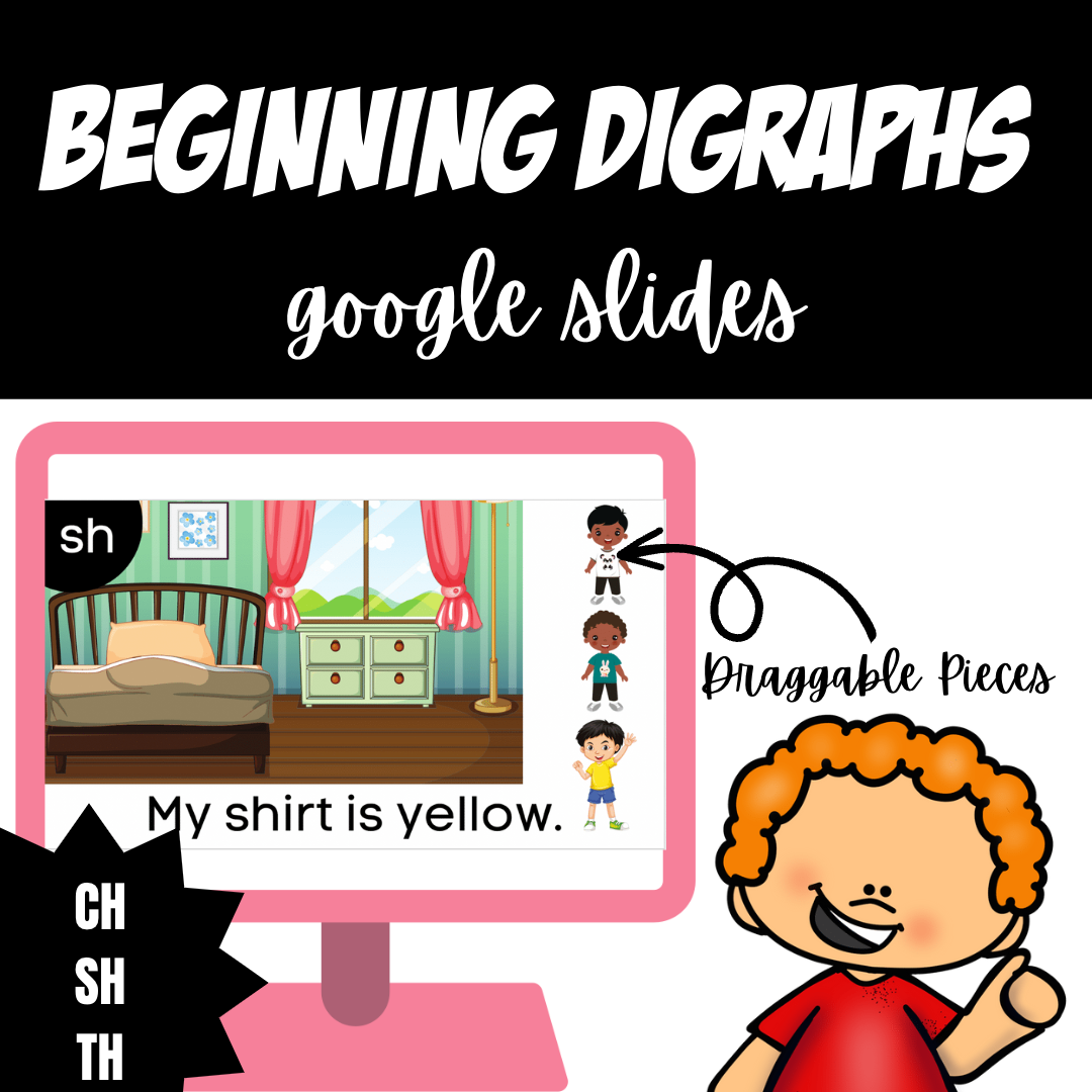 Digraph Phonics Sentences | Interactive Google Slides | Beginning (CH ...