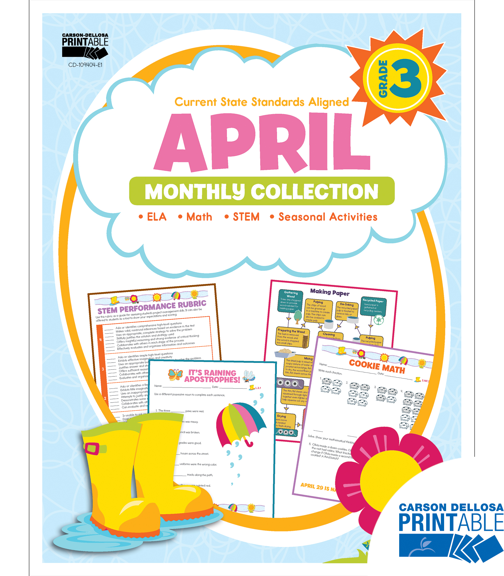April Monthly Collection, Grade 3 - Classful