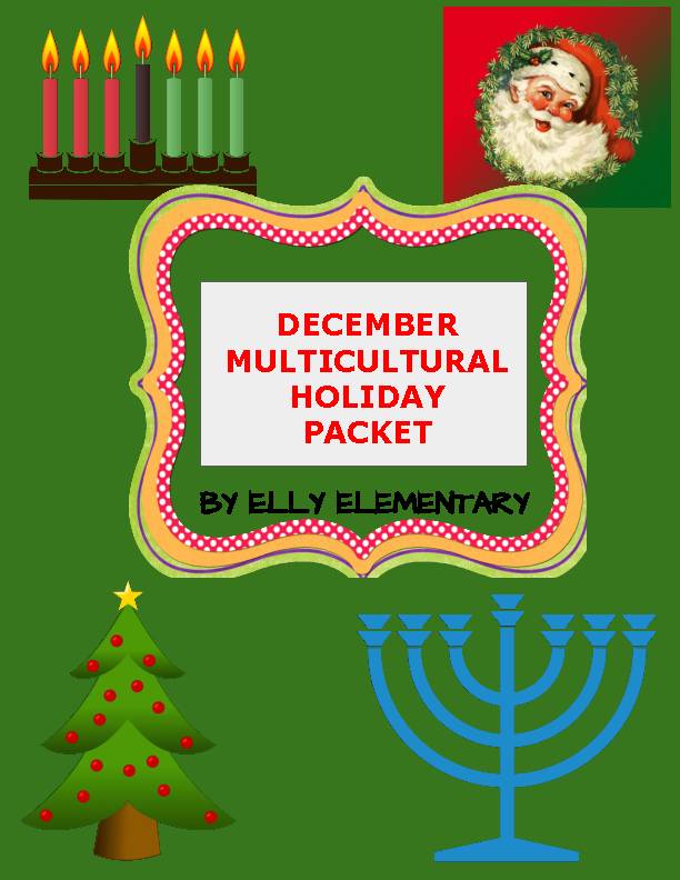 DECEMBER MULTI-CULTURAL HOLIDAY UNIT OF STUDY WITH ACTIVITIES - Classful