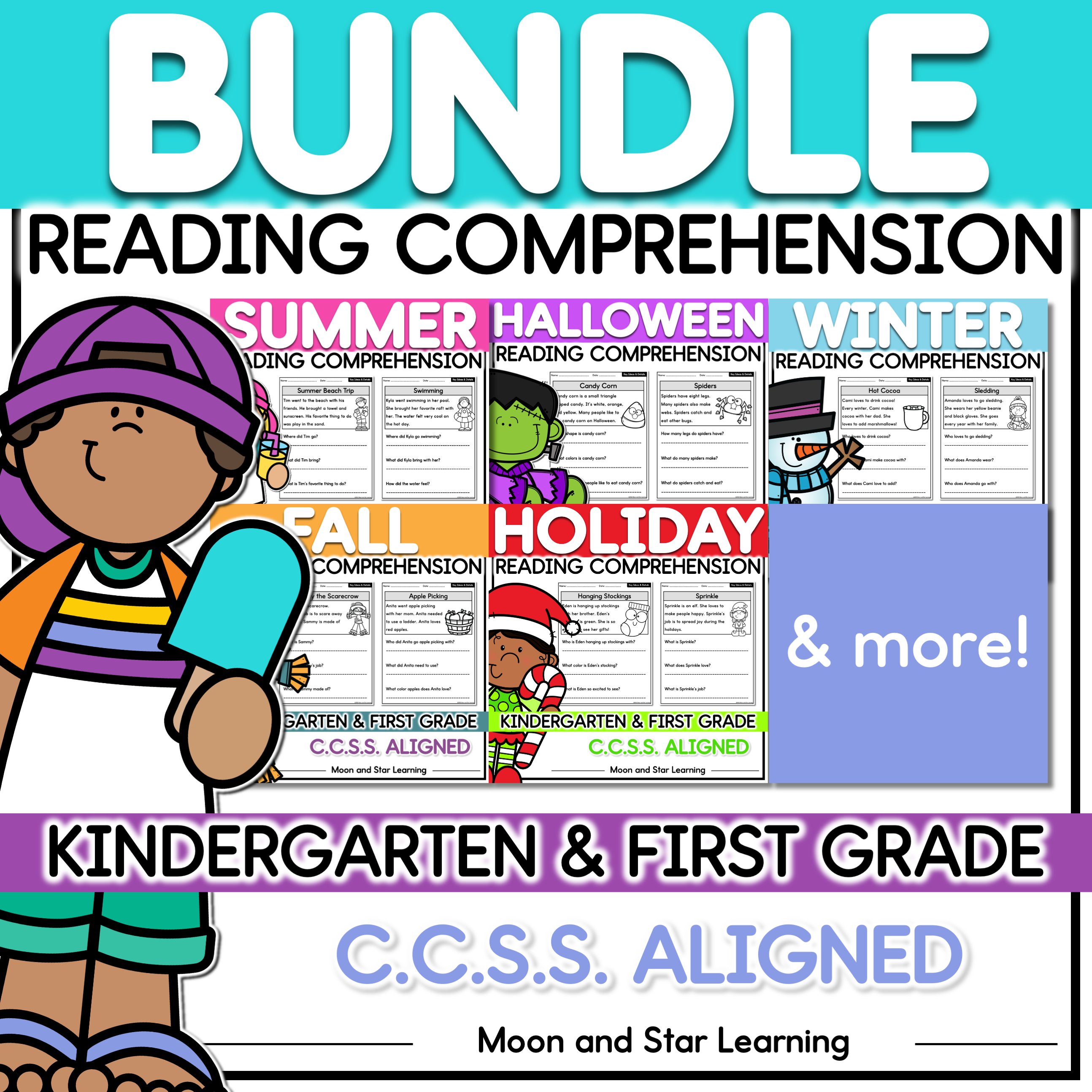 Reading Comprehension BUNDLE!! | Kindergarten & First Grade - Classful