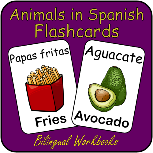 FOODS - 101 Spanish Flash Cards - Vocabulary Study flashcards with ...