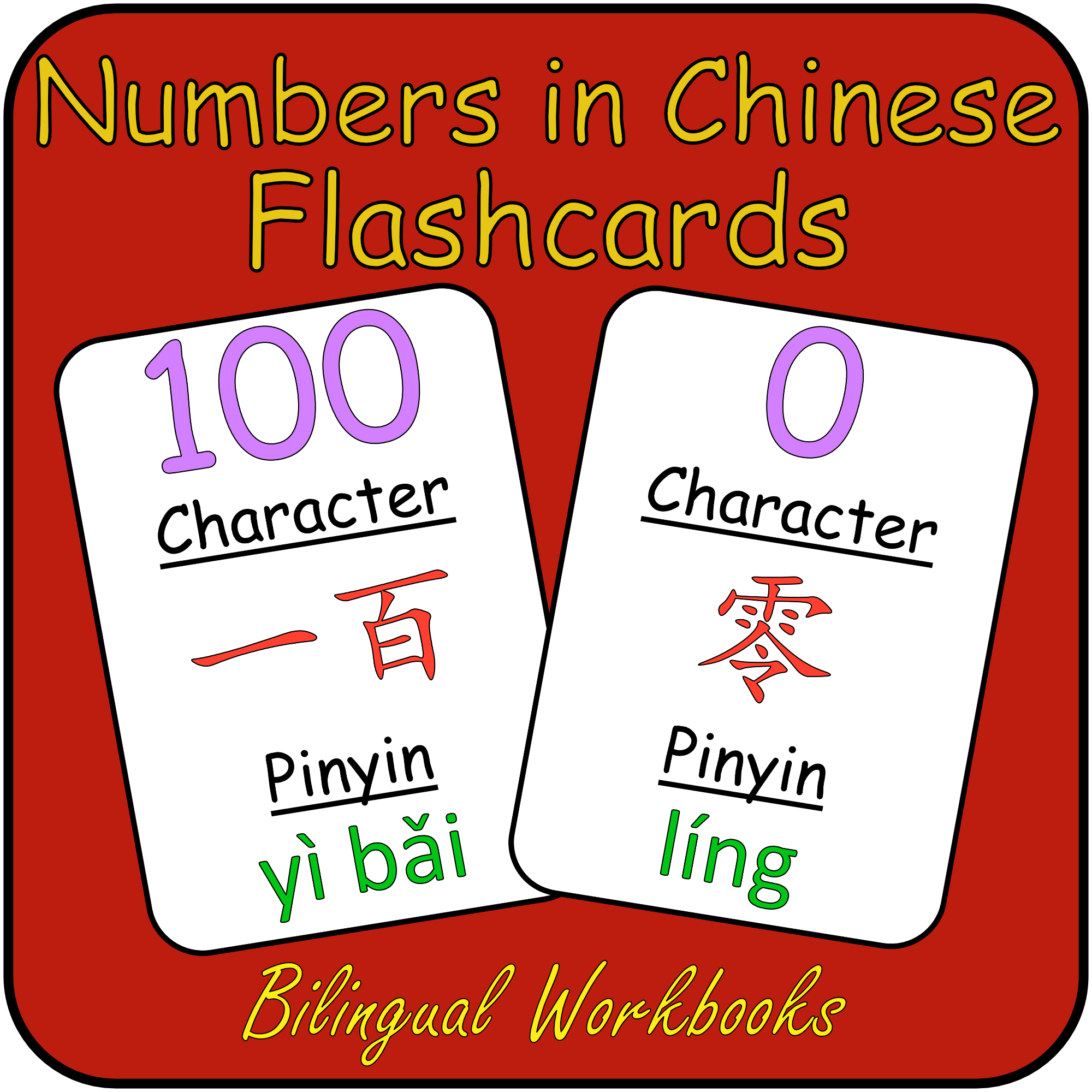 Mandarin Chinese First Words Flashcards - Body Parts flash cards with ...