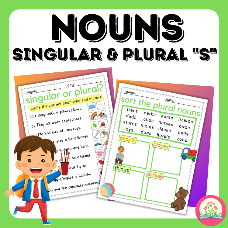 Singular and Plural Noun Worksheets | Sorting, Writing, and Identifying ...