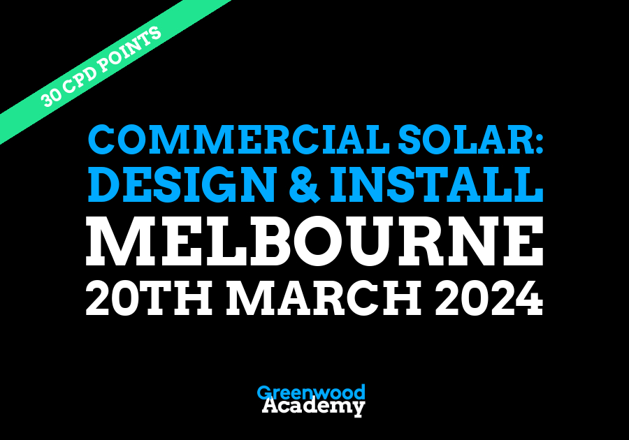 Commercial Solar Design & Install (Melbourne)