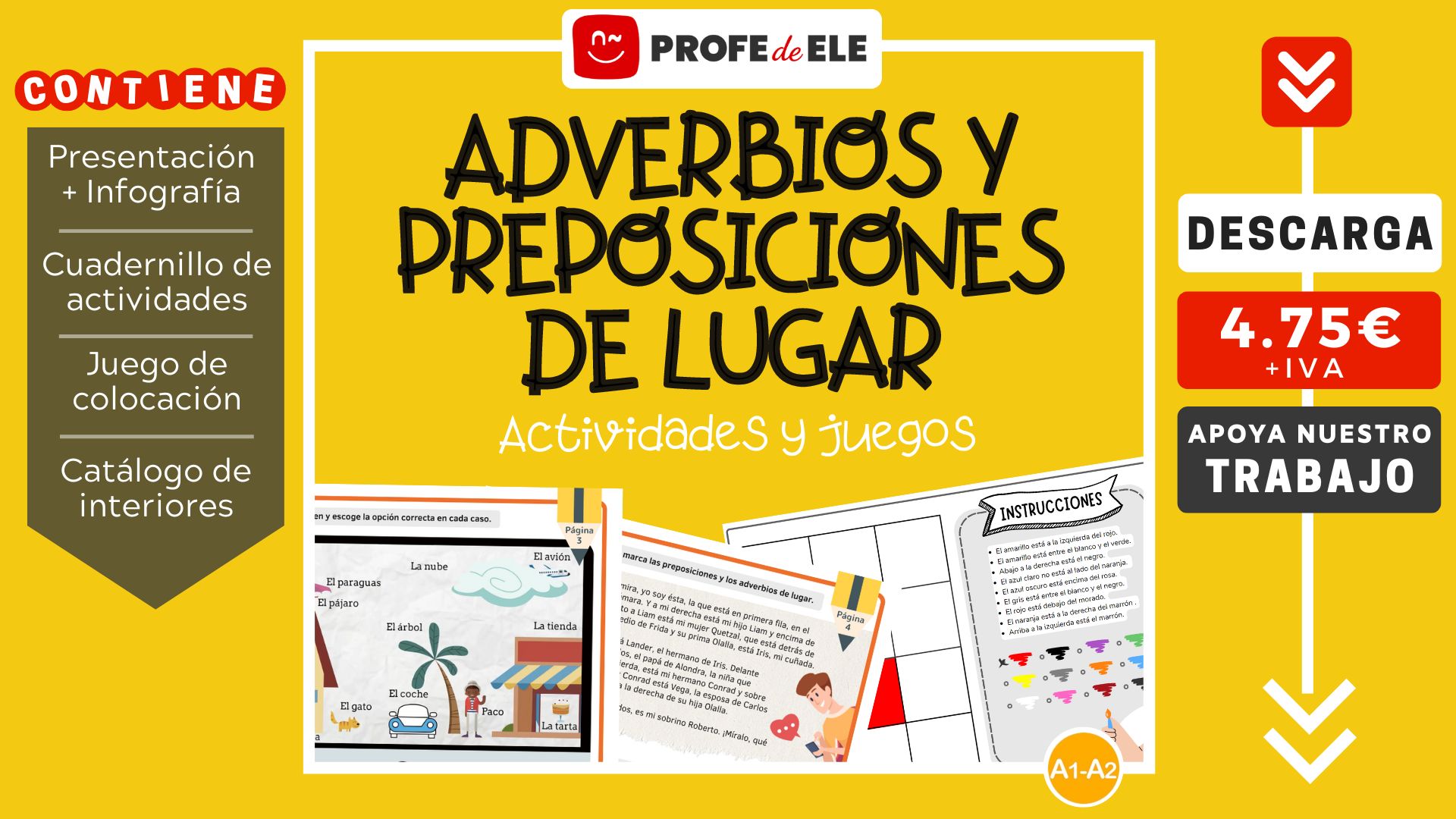Adverbios y preposiciones de lugar
