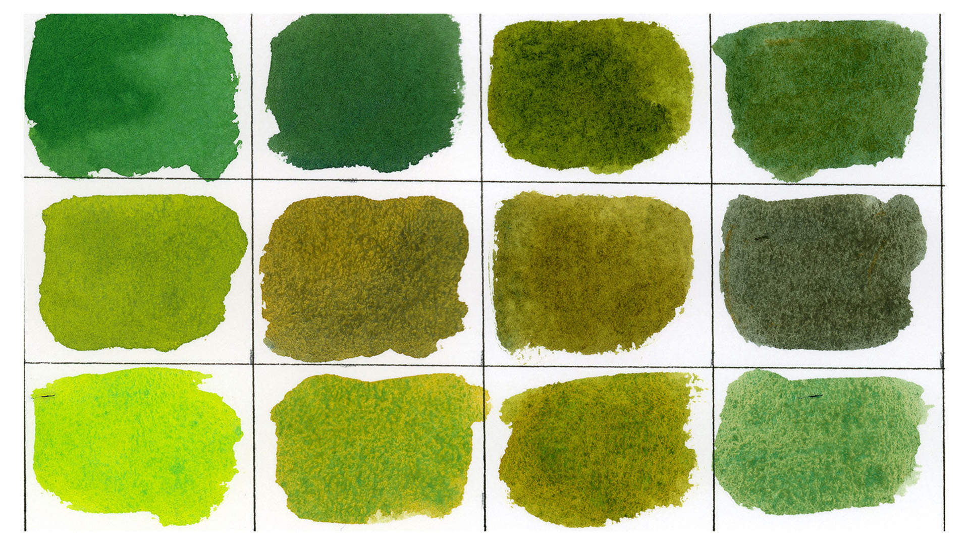 How to Mix Greens in Watercolor