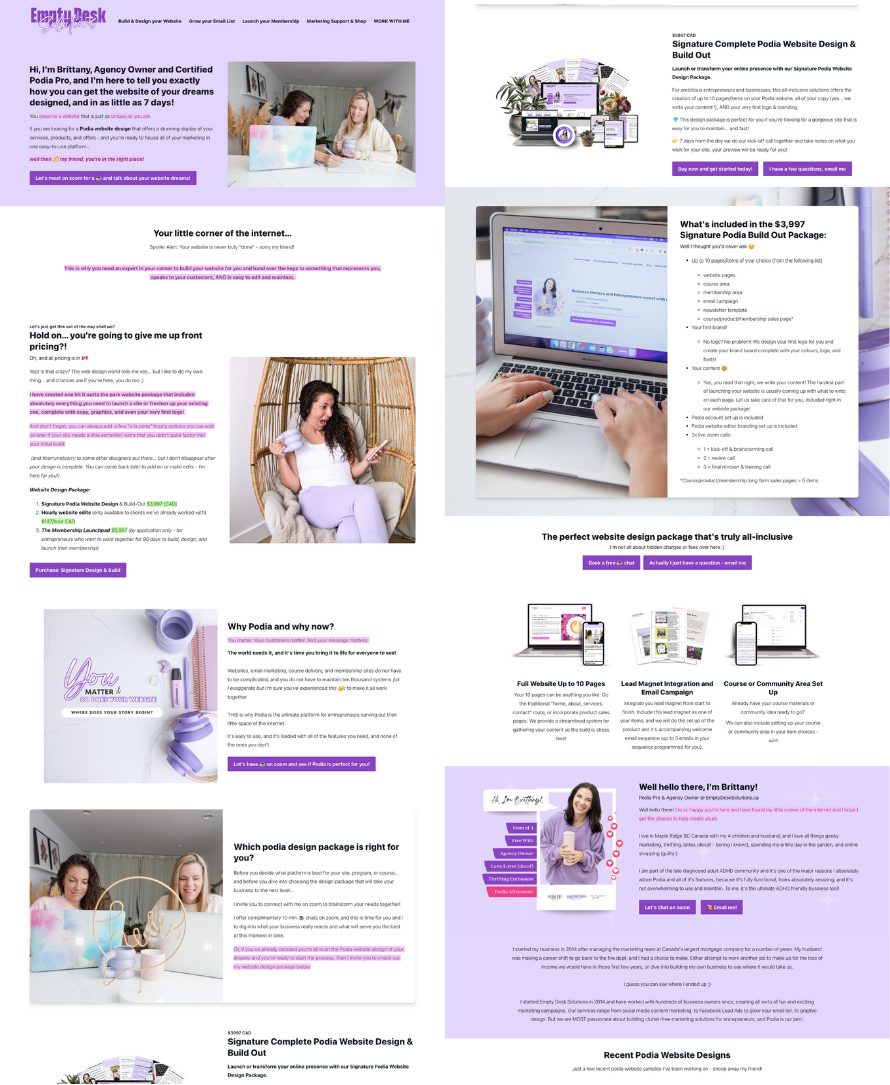 Create a winning and converting sales page!
