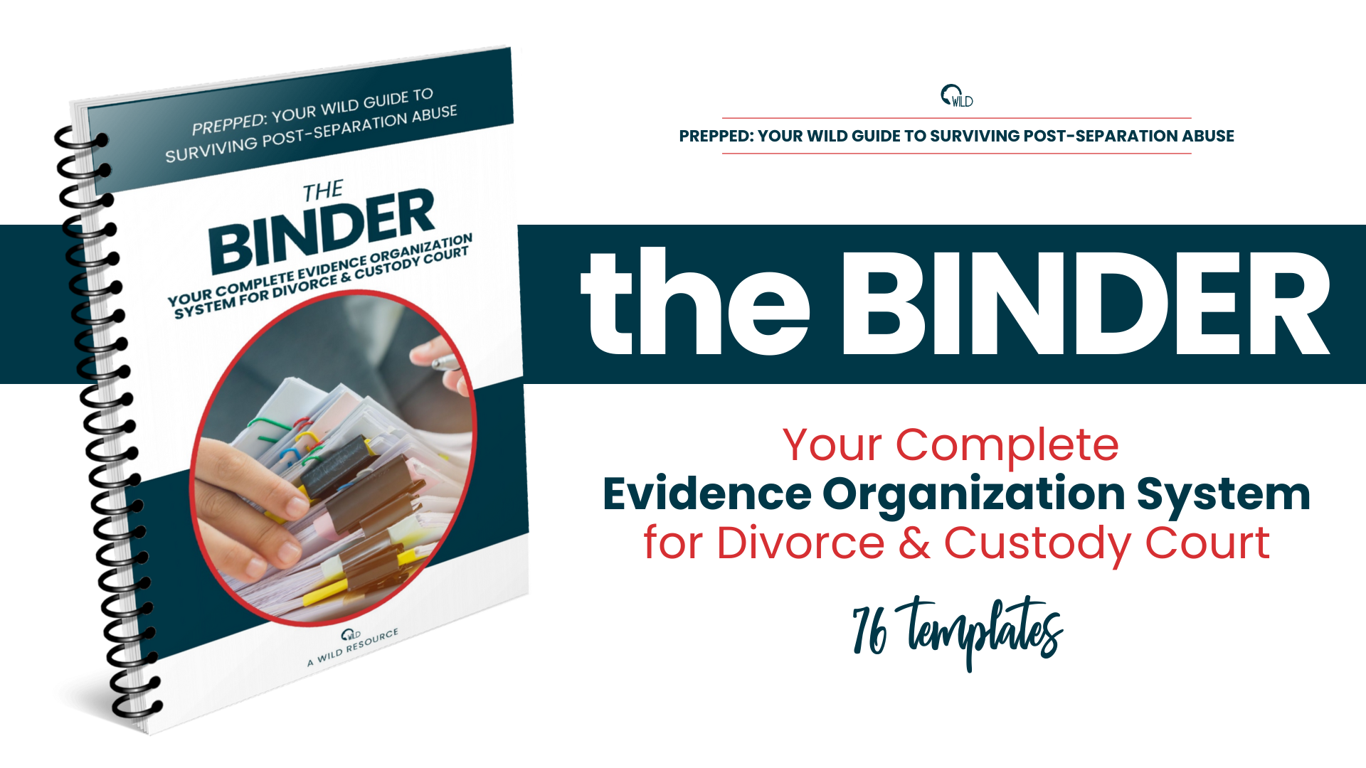 the BINDER | Your Complete Evidence Organization System for Divorce ...