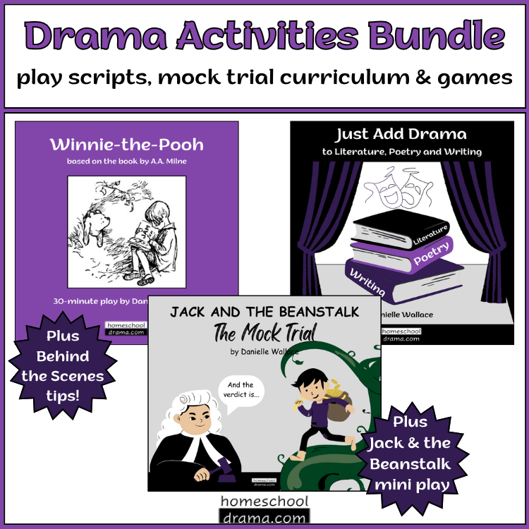 Drama Activities Bundle - play scripts, fairy tale mock trial & games