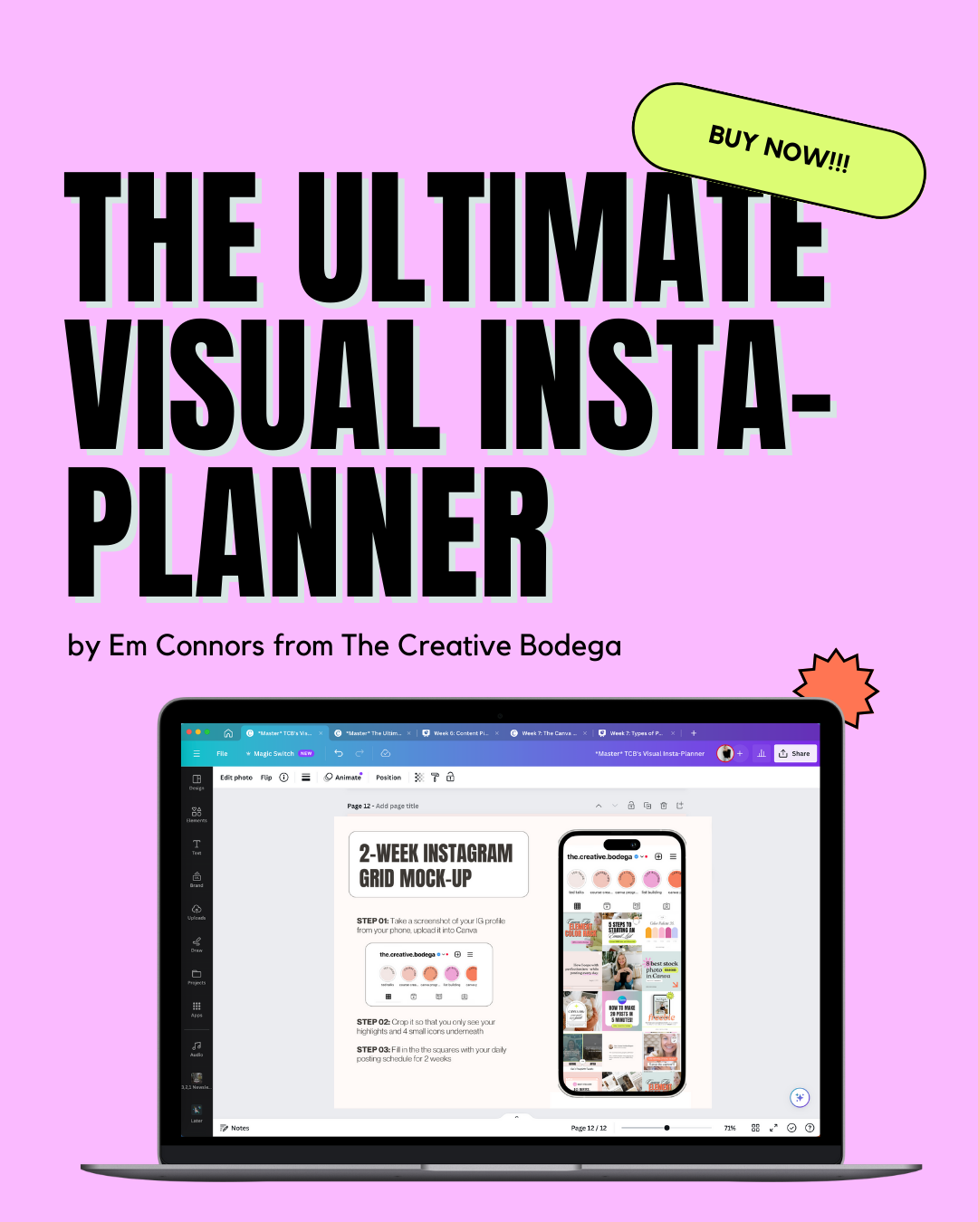 The Ultimate Visual Insta-Planner