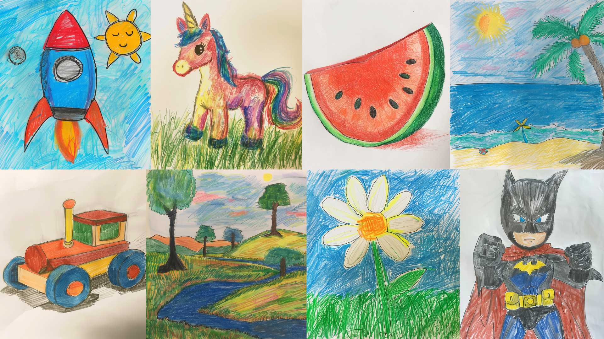 30 Fun and Easy Drawings for Kids