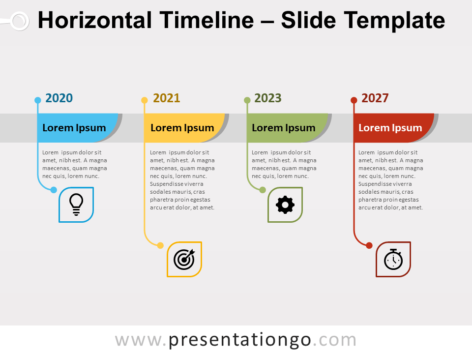 Free PPT Timeline Template Infographic