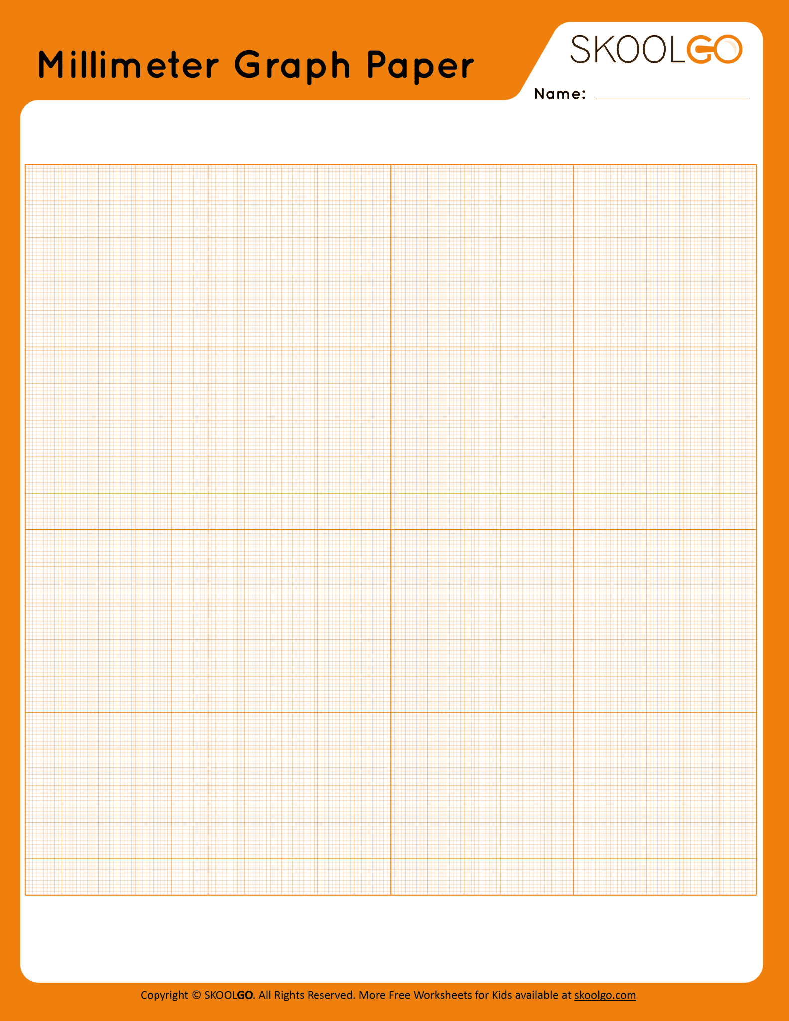 Millimeter Graph Paper | Free worksheet by SKOOLGO