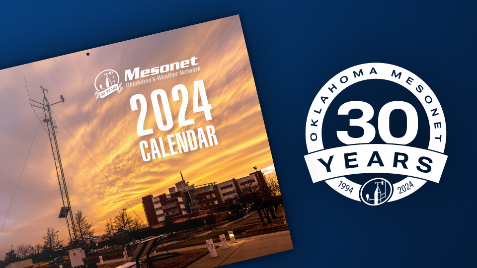 Oklahoma Mesonet 30th Anniversary Calendar Released | Mesonet