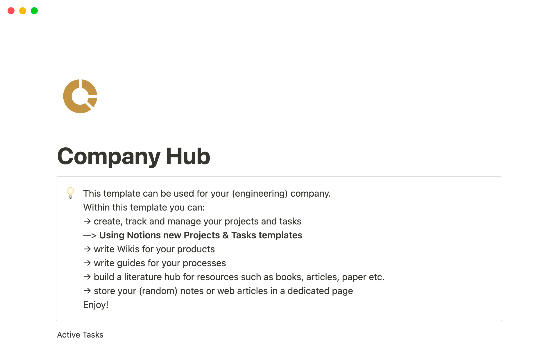 Your Company Hub Template | Notion Marketplace