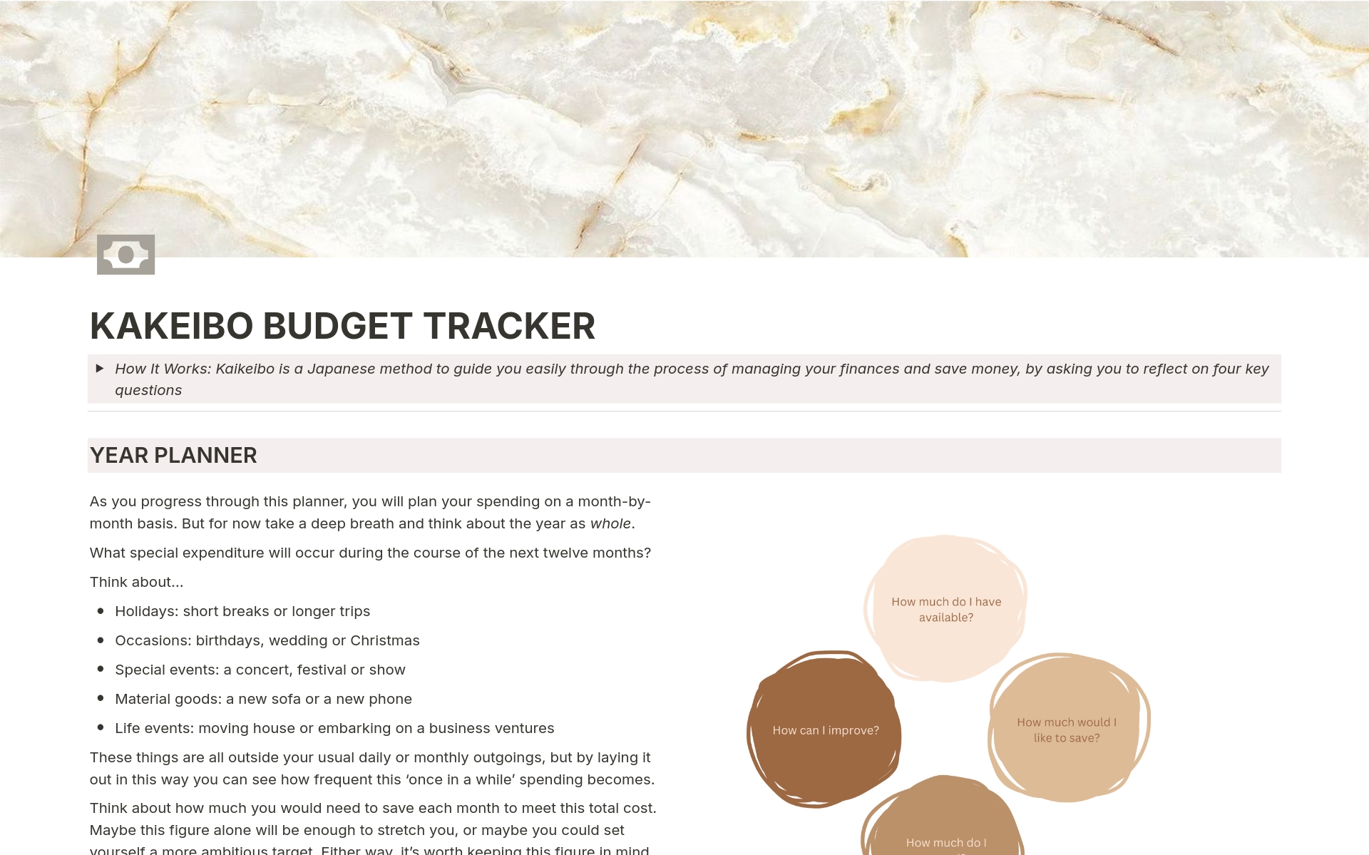 Kakeibo Budget Tracker Template | Notion Marketplace
