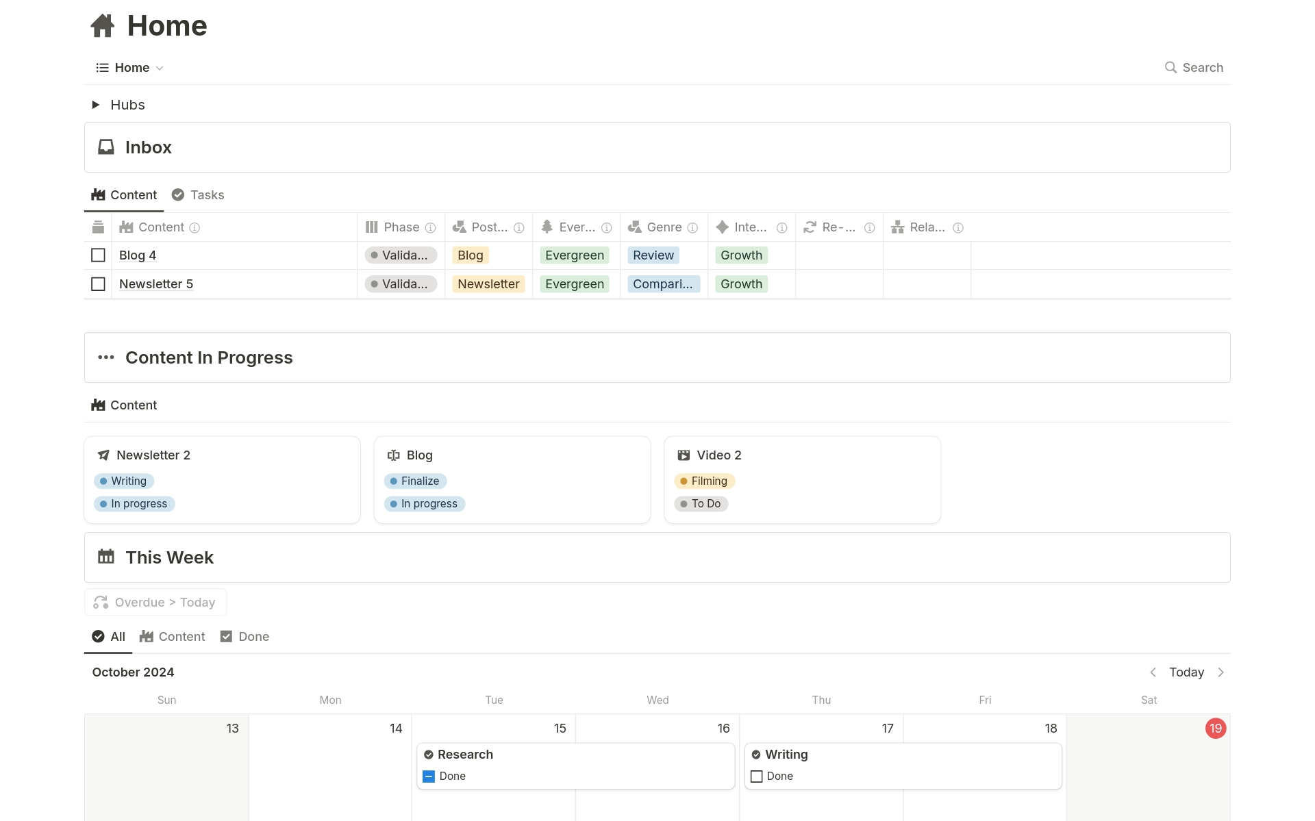 Content Management Kit Template | Notion Marketplace