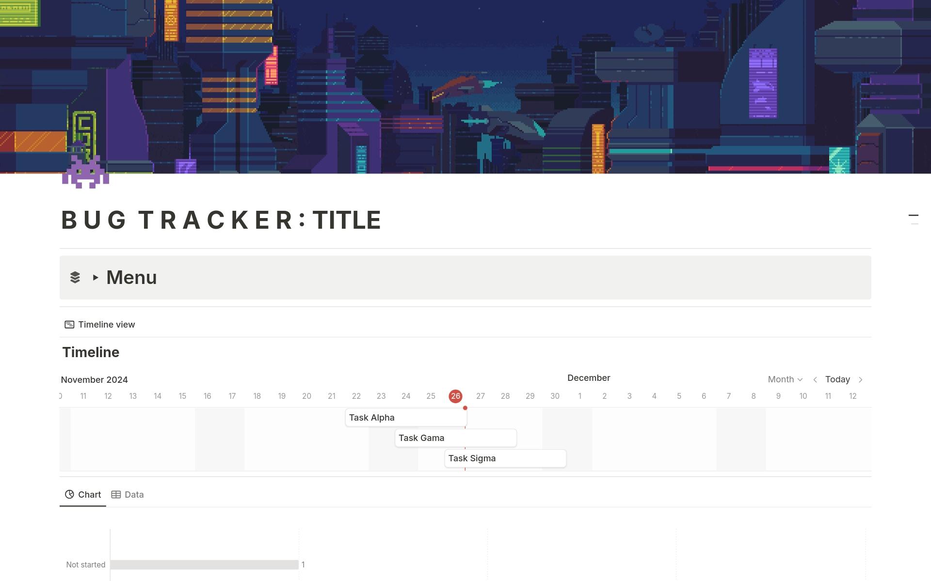 Bug Tracker Template by frac | Notion Marketplace